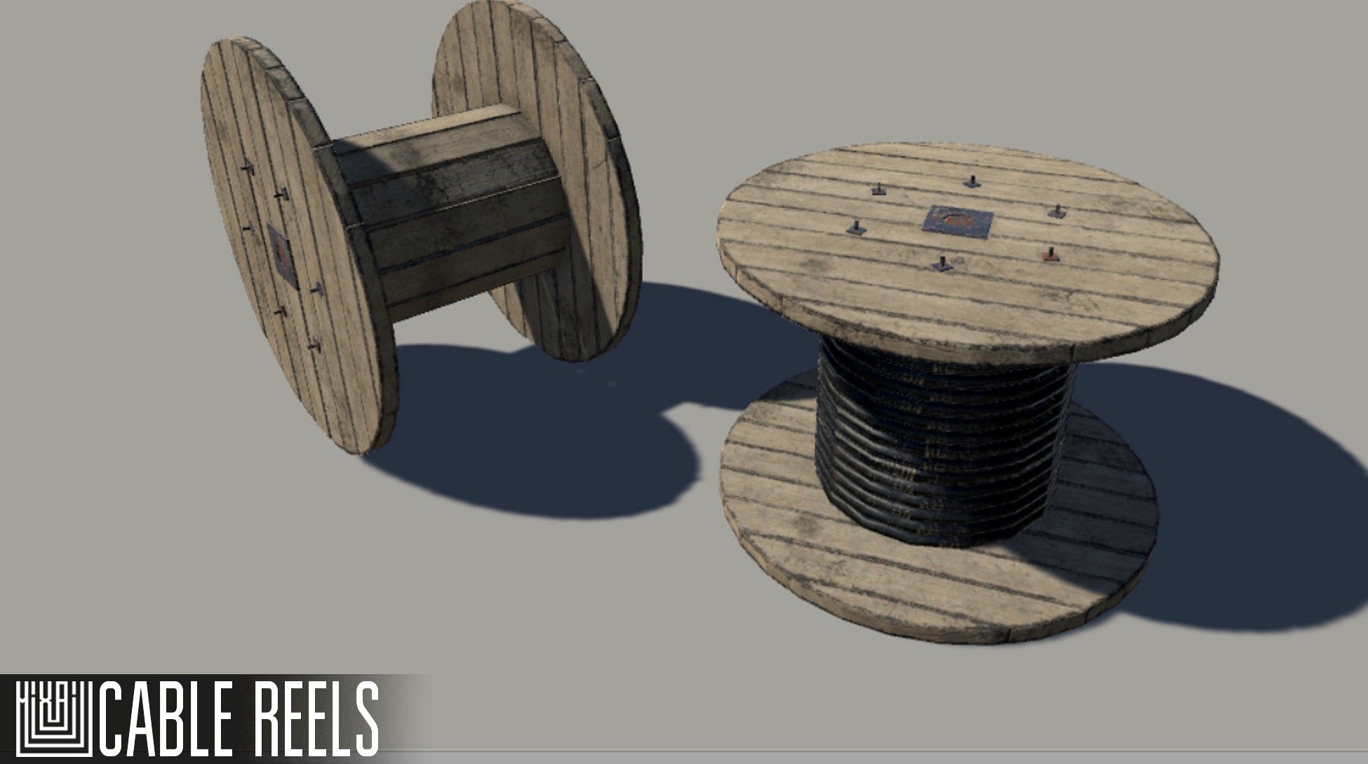 Cable Reels 3d model