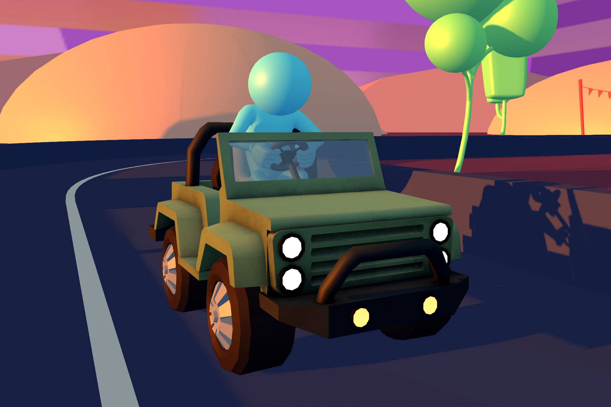 4x4 Kart - Karting Microgame Add-Ons (free with unlock) 3d model