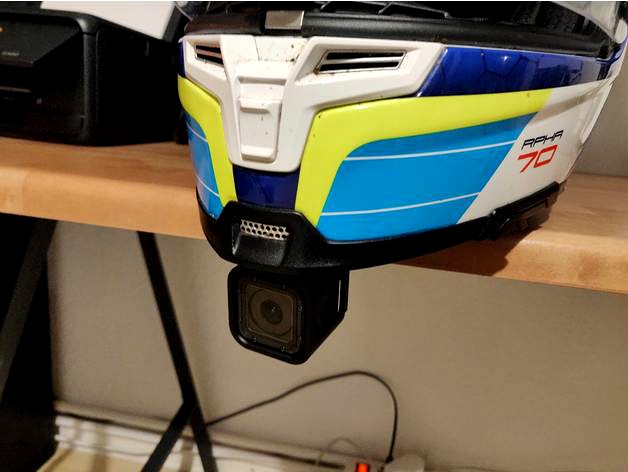 GoPro session 4/5 holder for helmet HJC RPHA 70 for aluminum ...