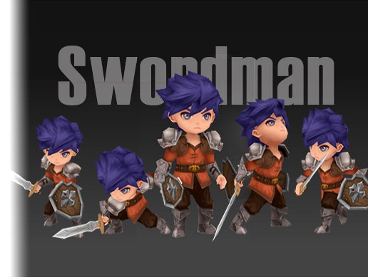 Swordman 3d model