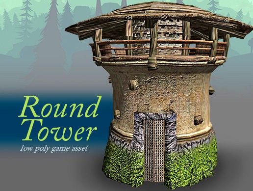 Round Tower 3d model
