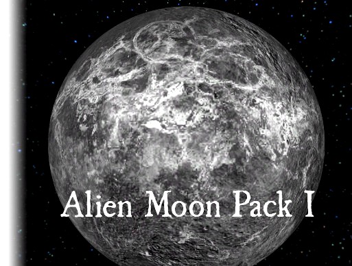 Alien Moon Pack 3d model