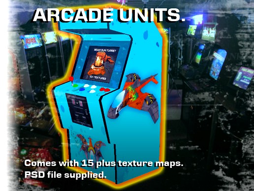 Arcade Units 3d model