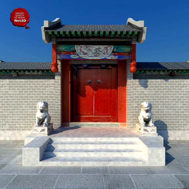 BeiJing Quadrangles 3D Model