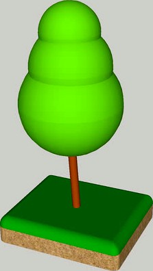 Tree from Super Mario 64 3d model