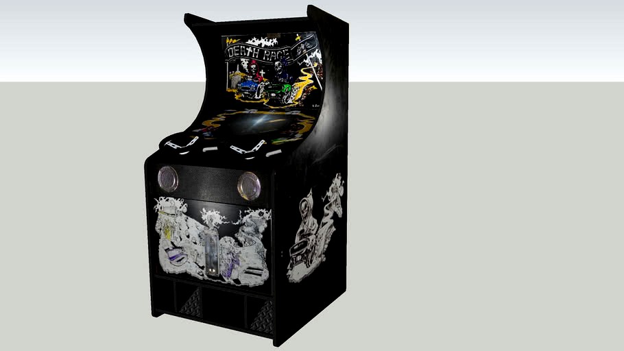 Death Race arcade game 3d model