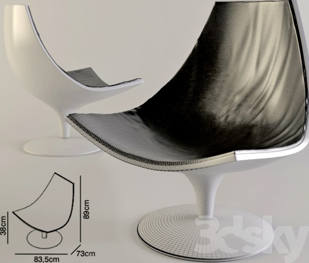 Tacchini - moon 3d model