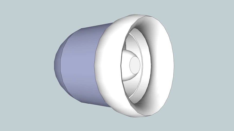 Electric Ducted Fan Cowling/Nacelle Combo 3d model