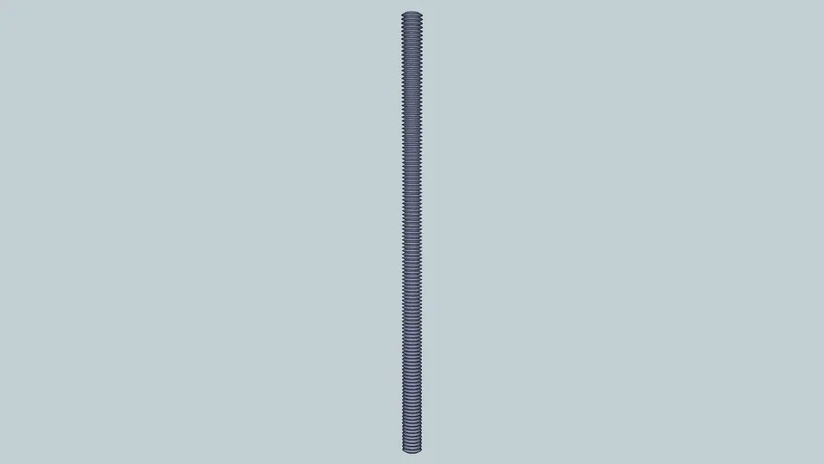 5/16' Threaded Rod 3d model
