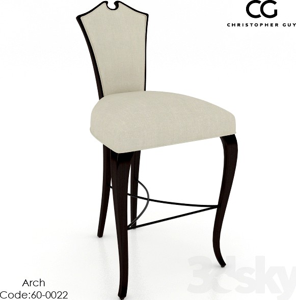 Christopher Guy Arch Barstool 3d model