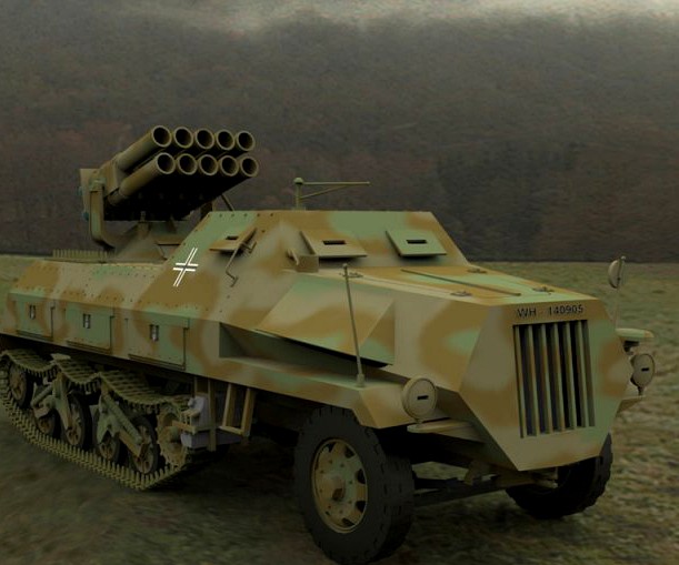 Panzerwerfer 42 3D Model