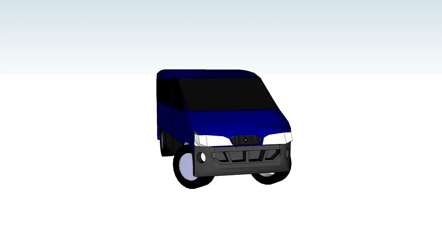Hyundai H1 2001 3d model