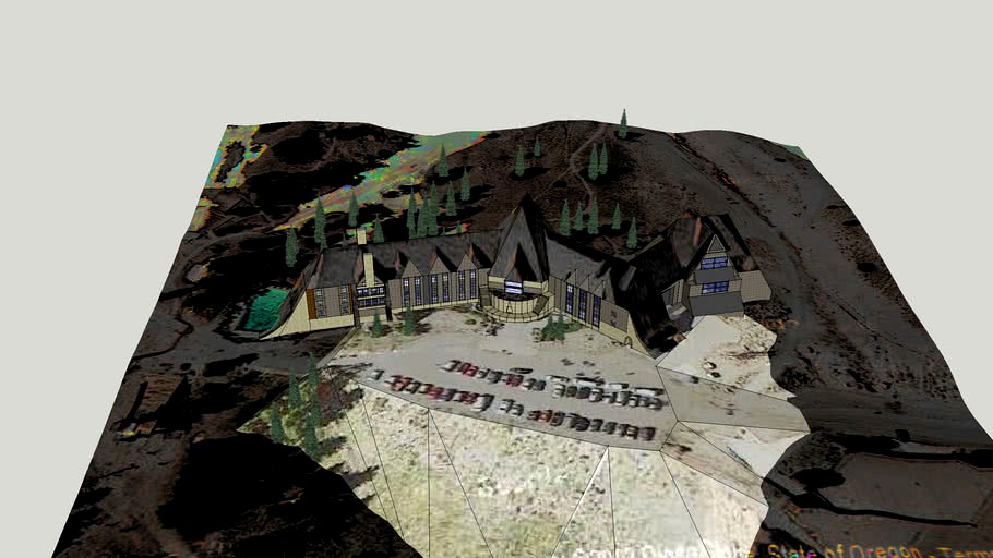 Timberline Lodge 3d model