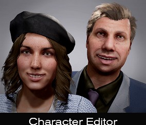 Character Editor 3d model