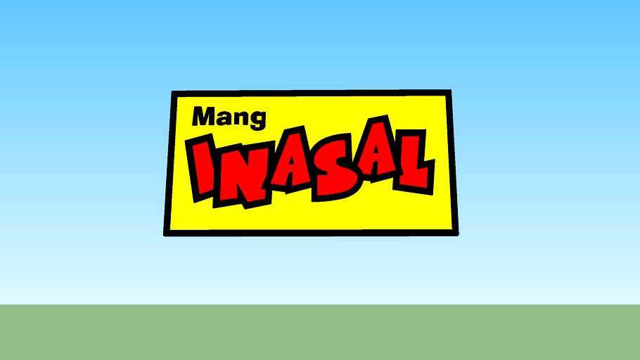 Mang Inasal Logo 3d model