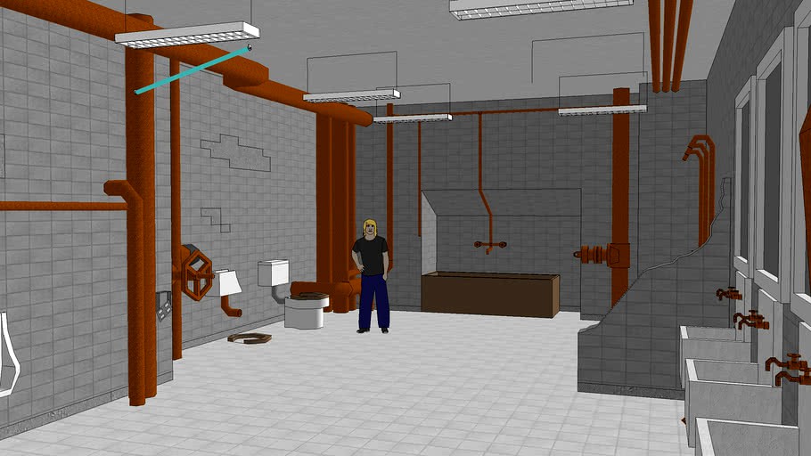 Saw Bathroom 3d model