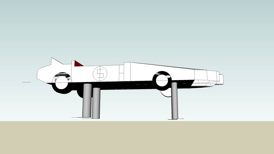 mach 5 speed racer 3d model