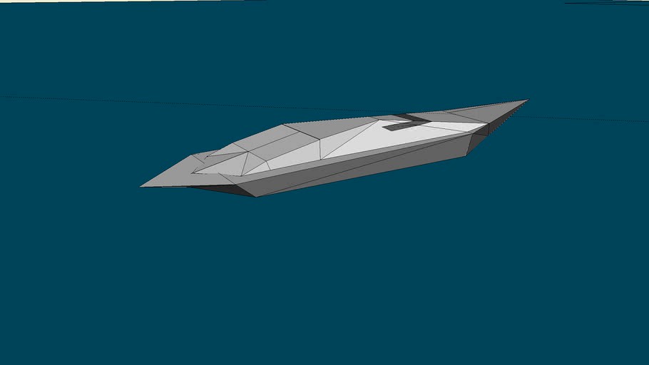 STEALTH SPEED BOAT 3d model