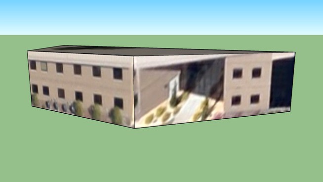Odd Shaped Building Model 3d