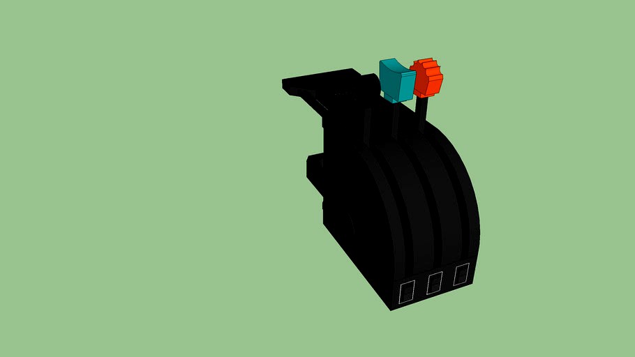 Saitek Pro Flight Throttle Quadrant 3d model