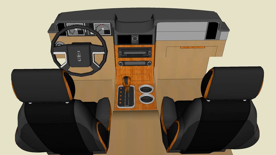 car interior 3d model