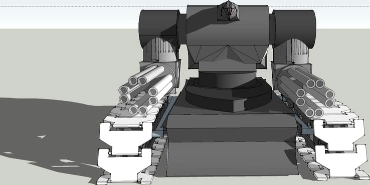 minigun robot 3d model