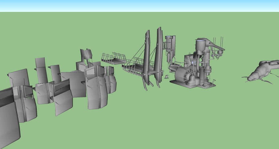 A large collection of Half-Life 2 models 3d