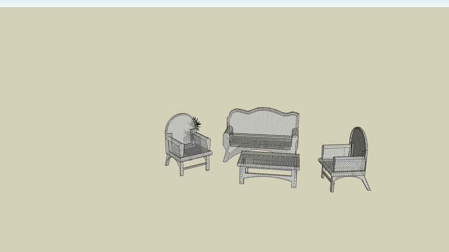 veranda of halliwell manor 3d model