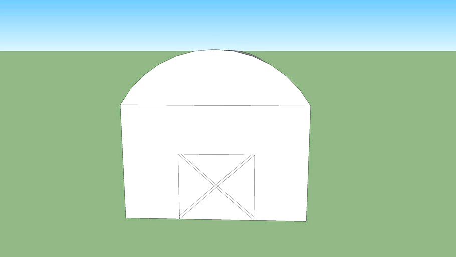 barn template 3d model