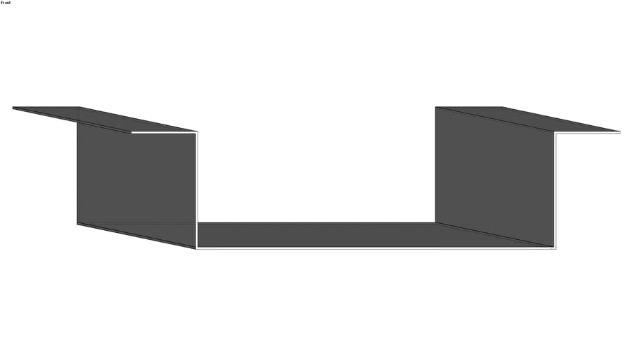 British Gypsum MF5 Ceiling Section 3d model