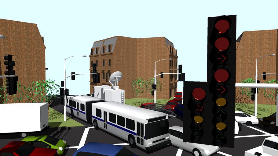 The Most Complex Intersection in the World 3d model
