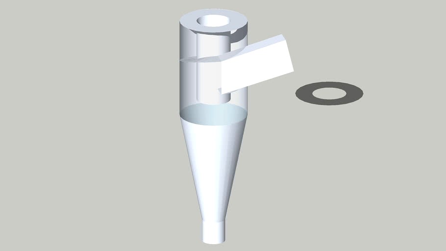 metric cyclone based on bill pentz data 3d model
