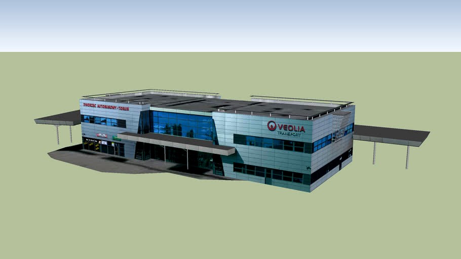 Dworzec PKS 3d model