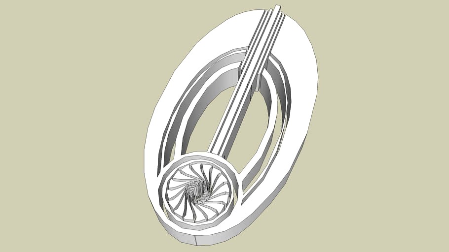 STAR TREK - LOGO BAJORAN. 3d model