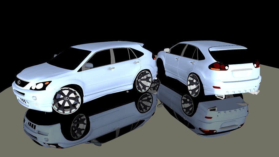 Modified Lexus RX400h 3d model