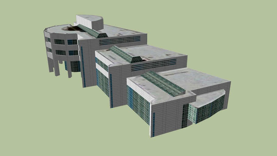 Ronald J. Norick Downtown Library 3d model