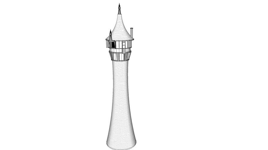 tangled tower 3d model