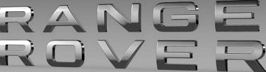 Range Rover lettering logo 3D Model
