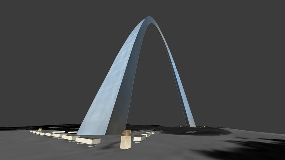The Gateway Arch 3d model