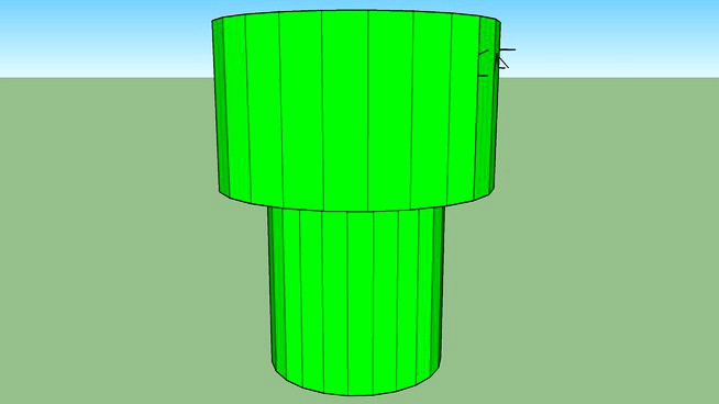 mario bros tube 3d model