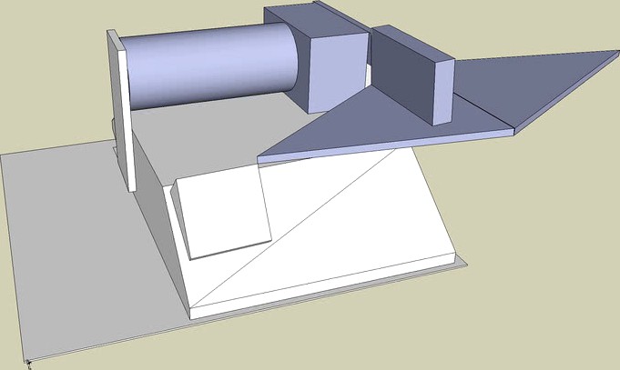 Weird shaped building 3d model