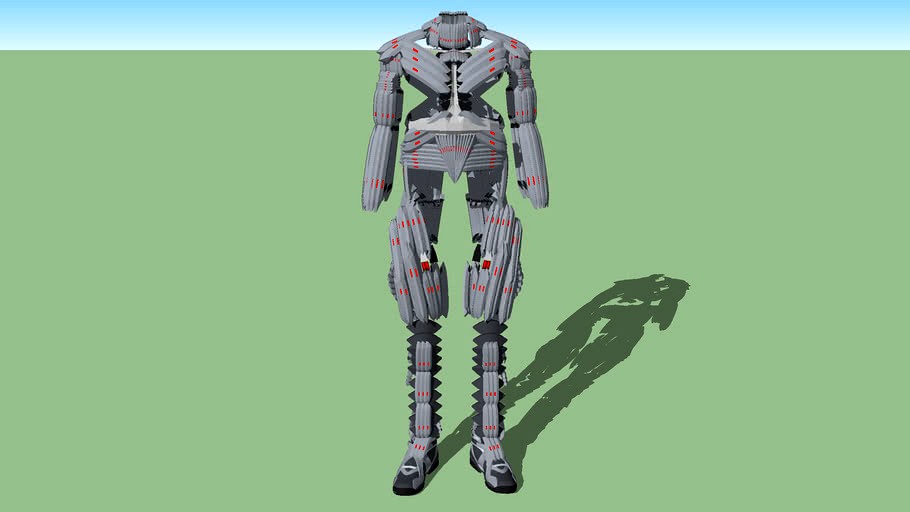 Spartan III MJOLNIR Exosuit MK. IV (armor add-ons) 3d model