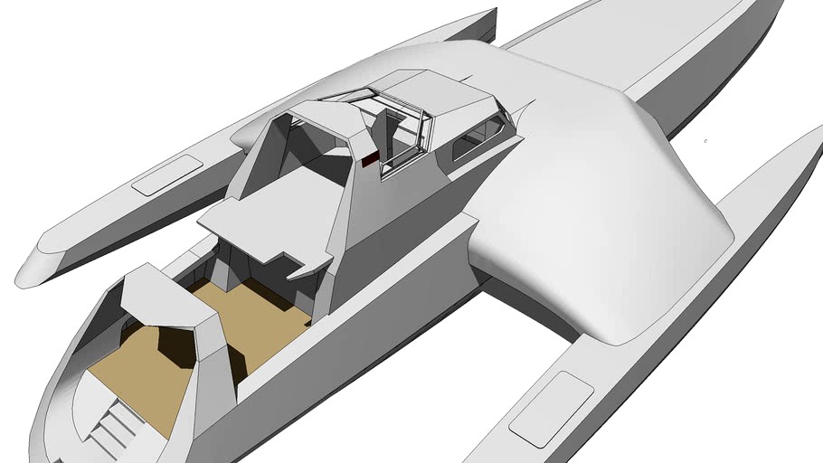 Trimaran 3d model