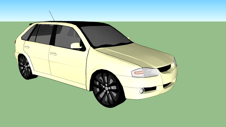 VW Pointer Modded 3d model