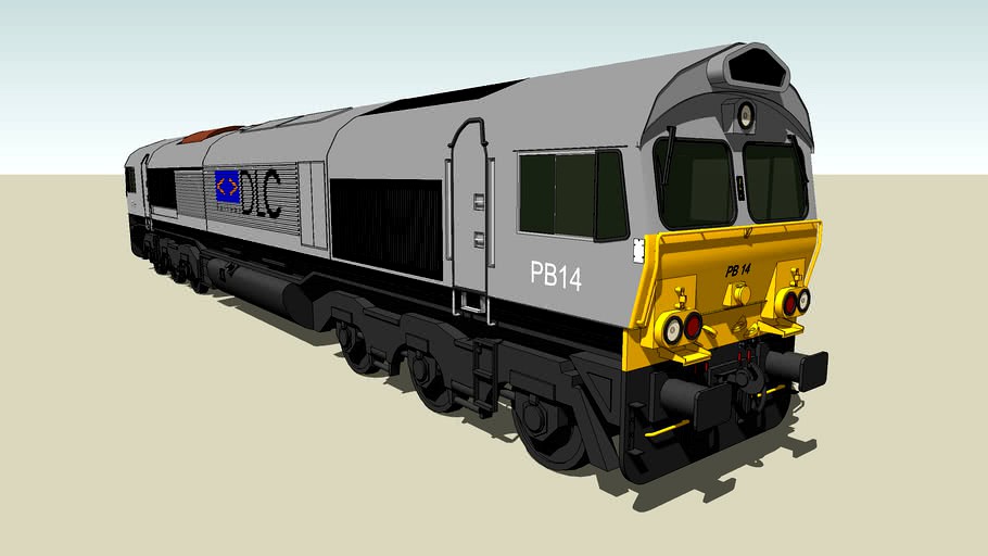 EMD - Class 66 / JT42CWR / DLC Livery 3d model