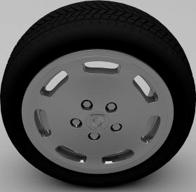 Porsche Wheel 3D Model