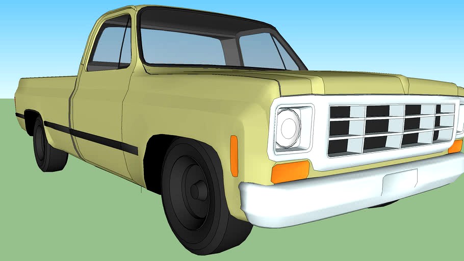 chevy truck 3d model