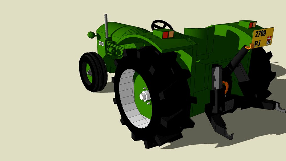 tracteur deutz 3d model