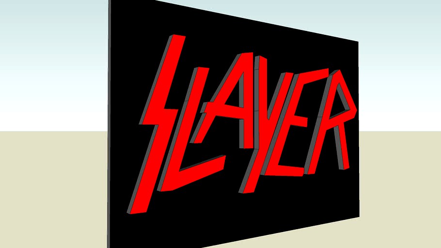 logo slayer 3d model