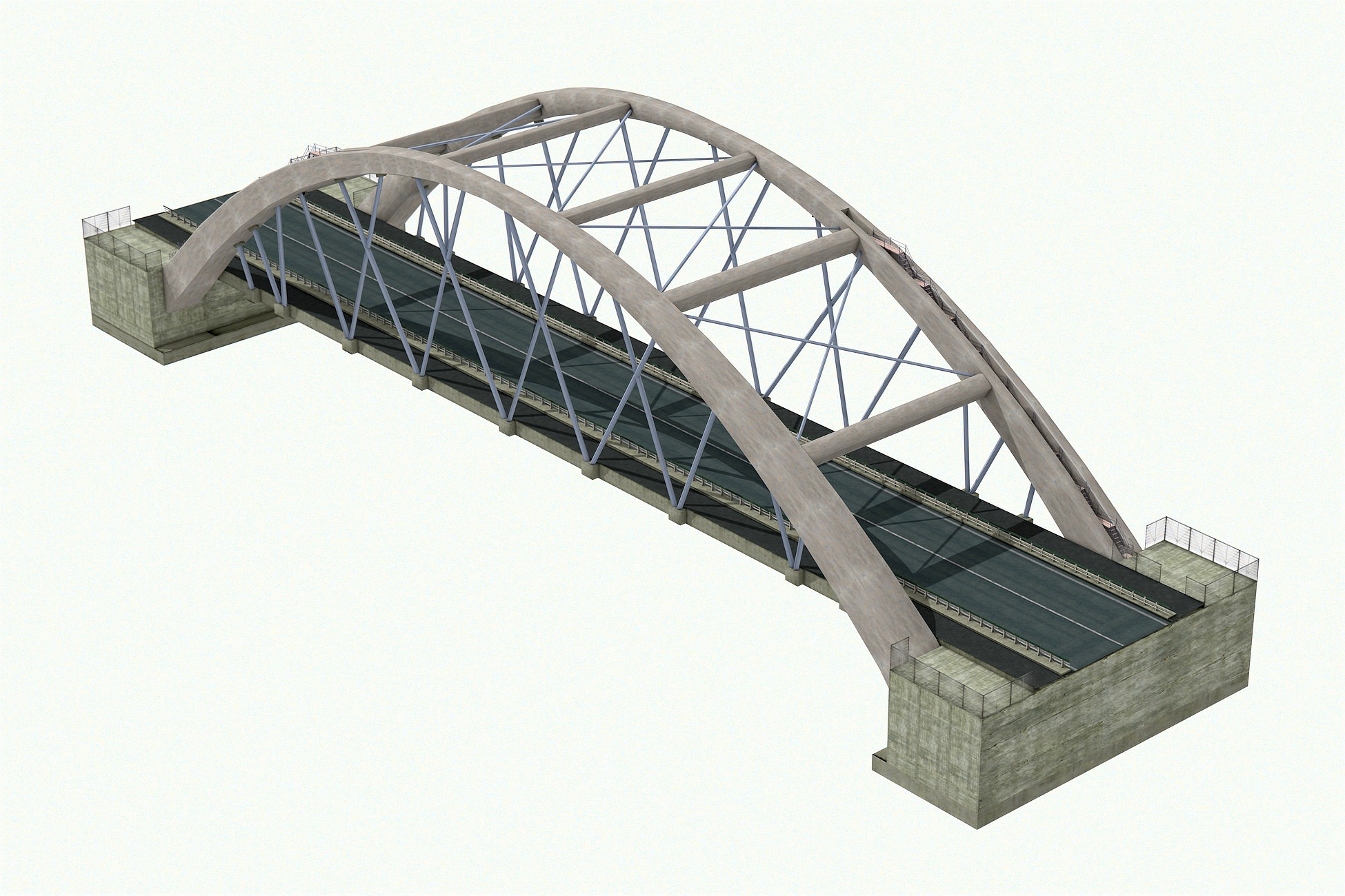 Arch Bridge 3d model
